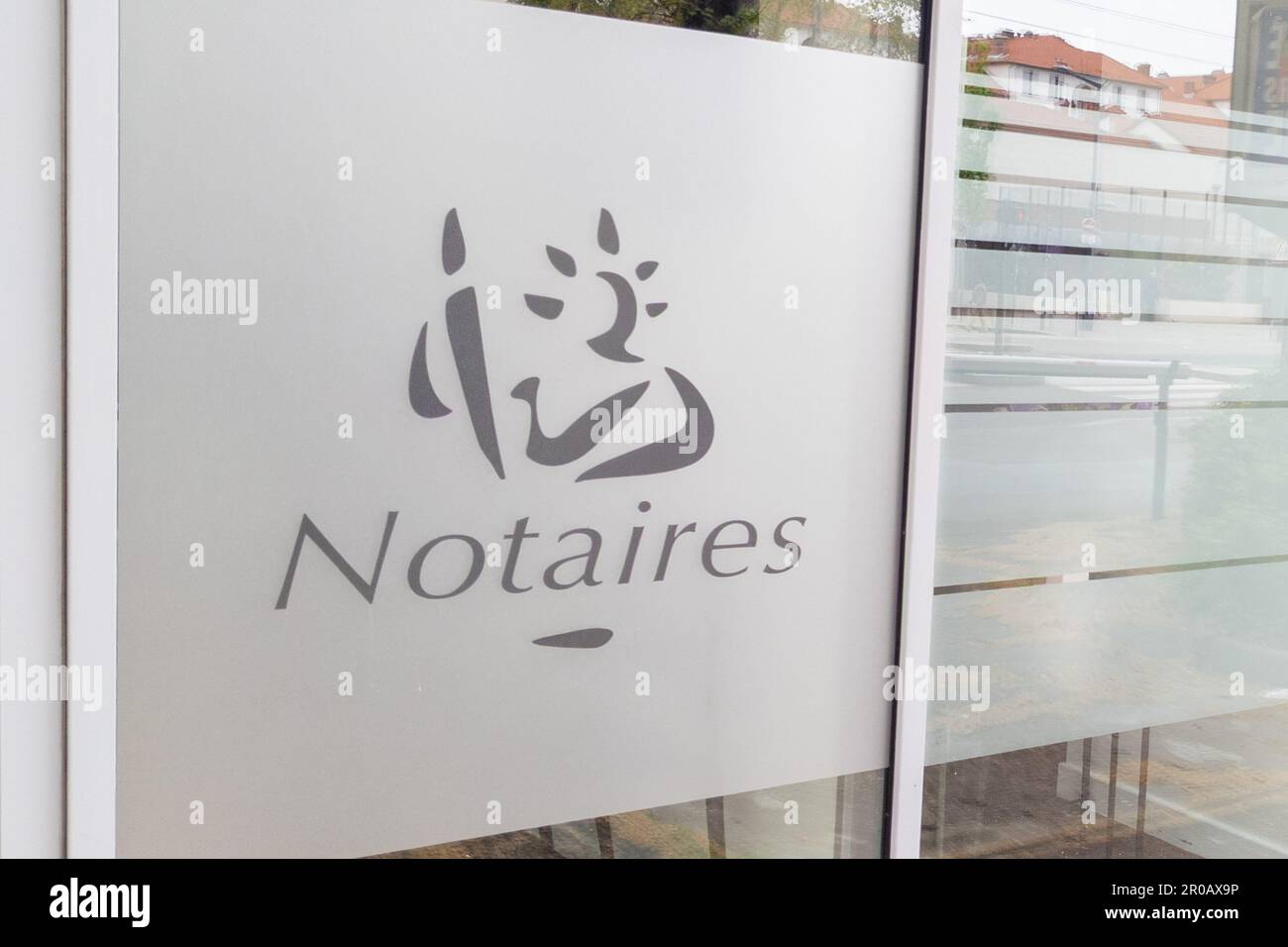 Bordeaux , Aquitaine France - 01 05 2023 : Notaire french office ...