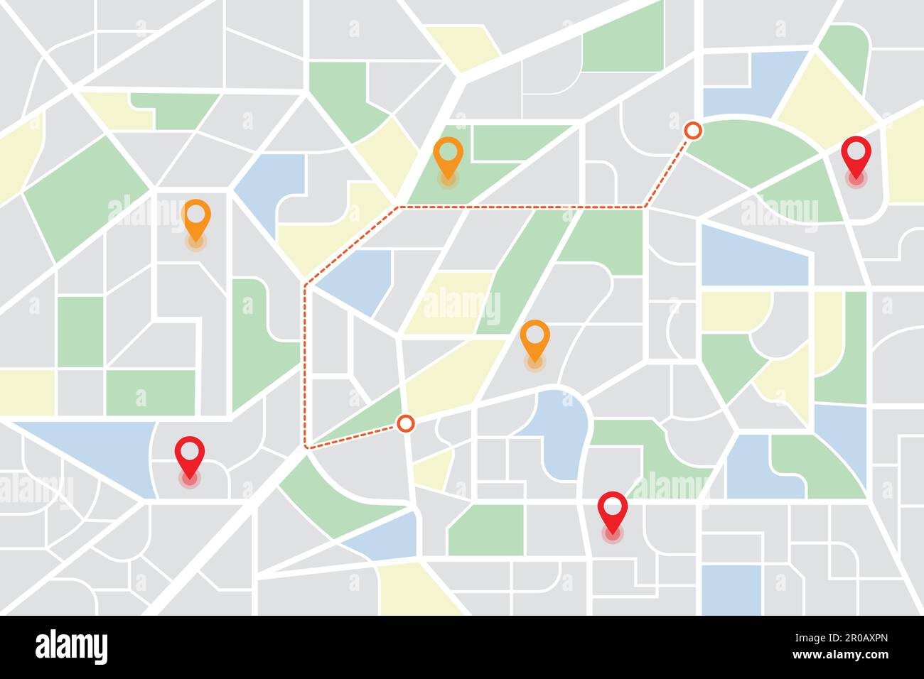 Custom city map hi-res stock photography and images - Alamy