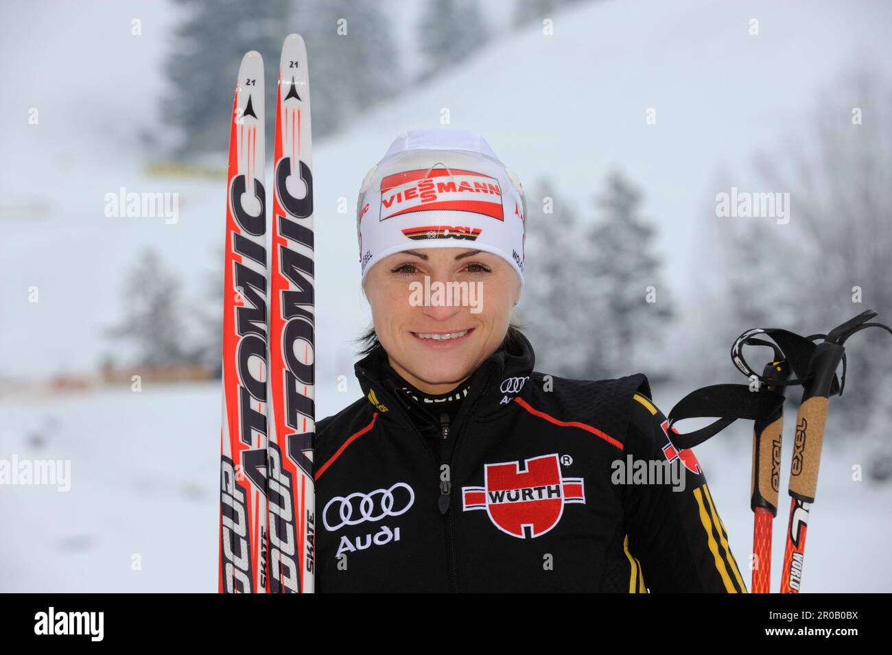 Andrea HENKEL, Porträt. Biathlon Stock Photo - Alamy