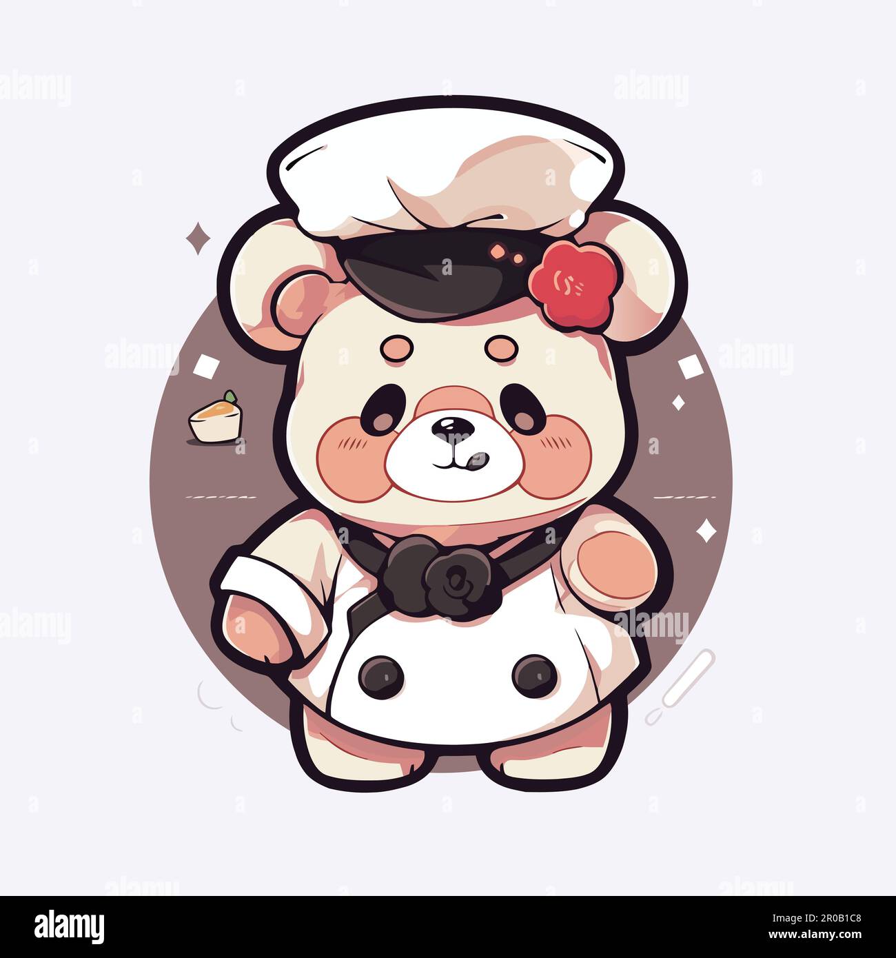 Cute cartoon chef on Cut Out Stock Images & Pictures - Alamy