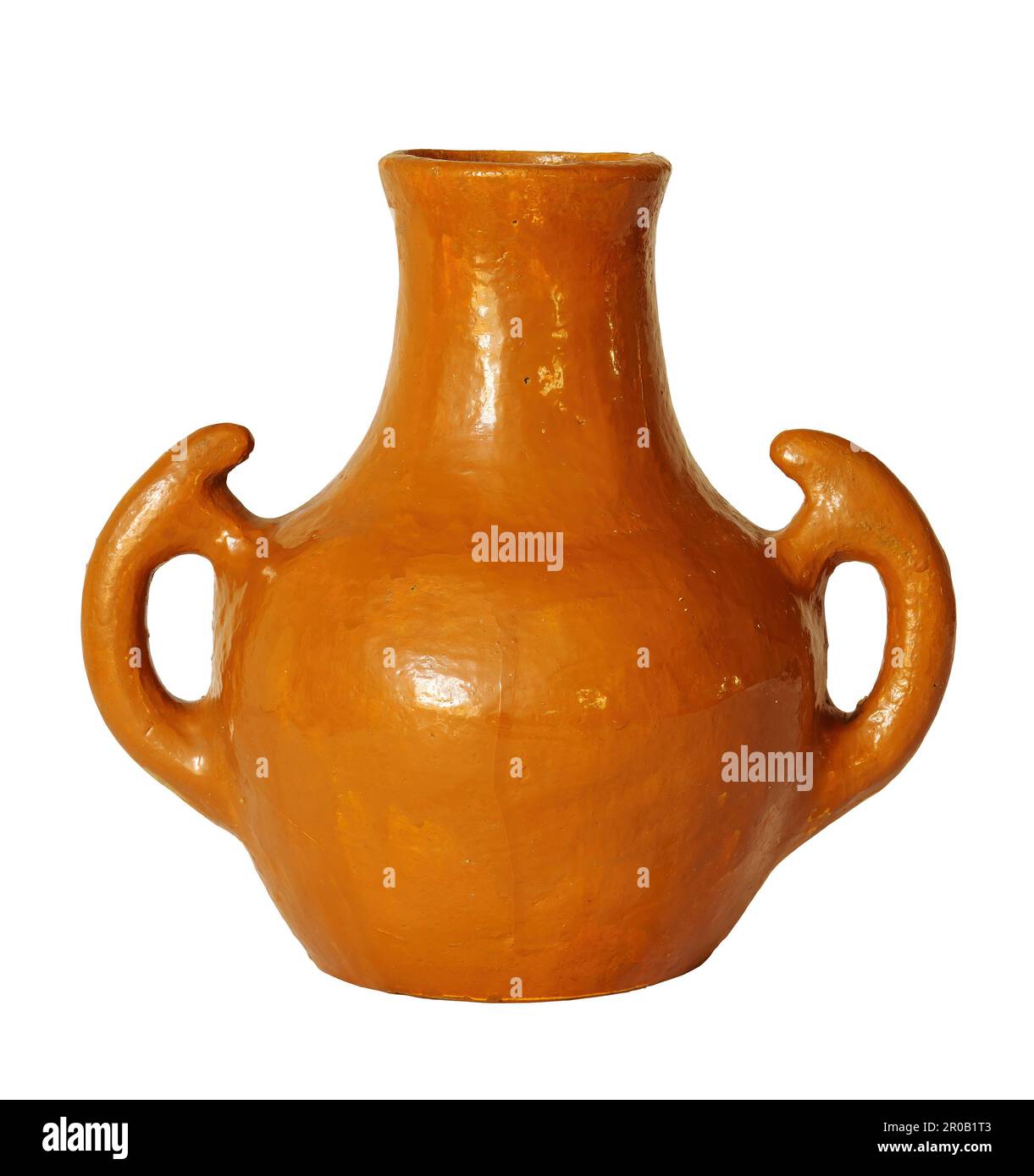 Amphora, classical Roman amphora from north Africa, isolated on white ...