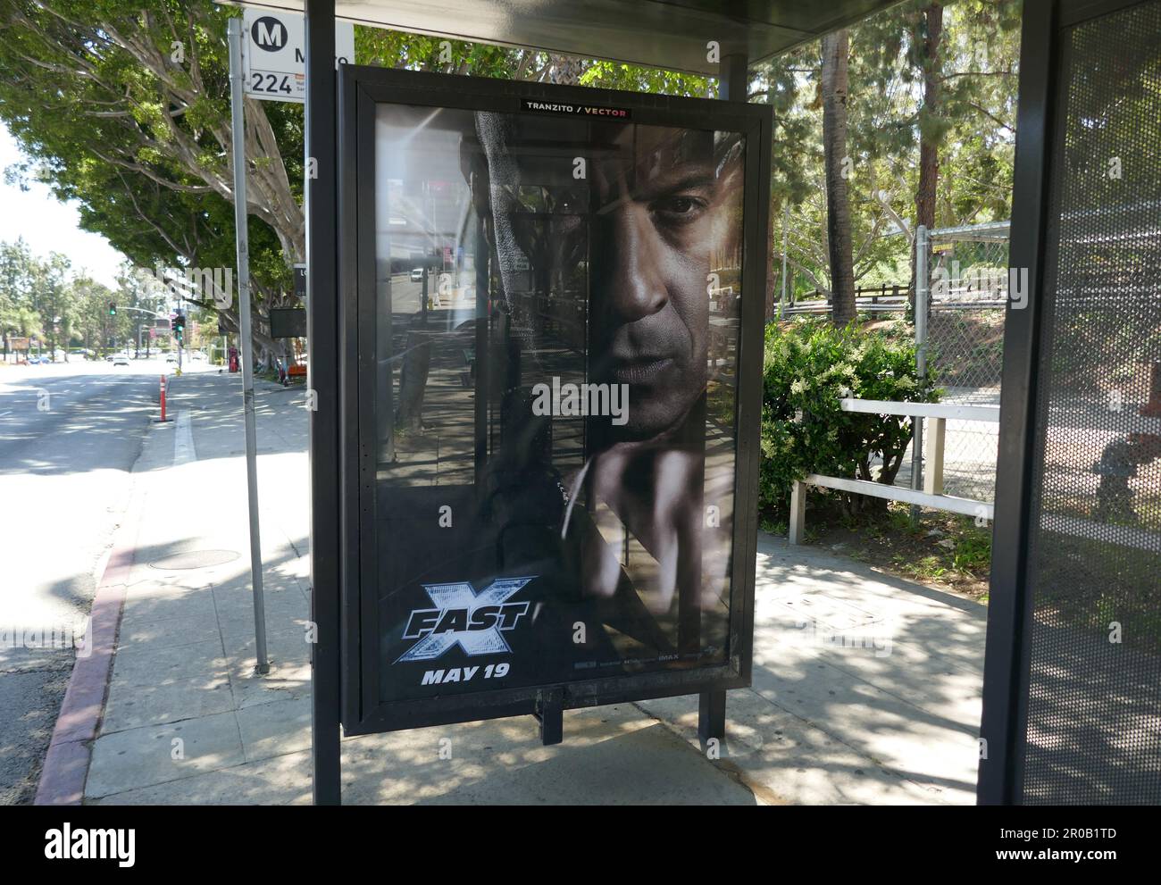 Los Angeles, California, USA 7th May 2023 Fast & Furious 10 Bus Stop ...
