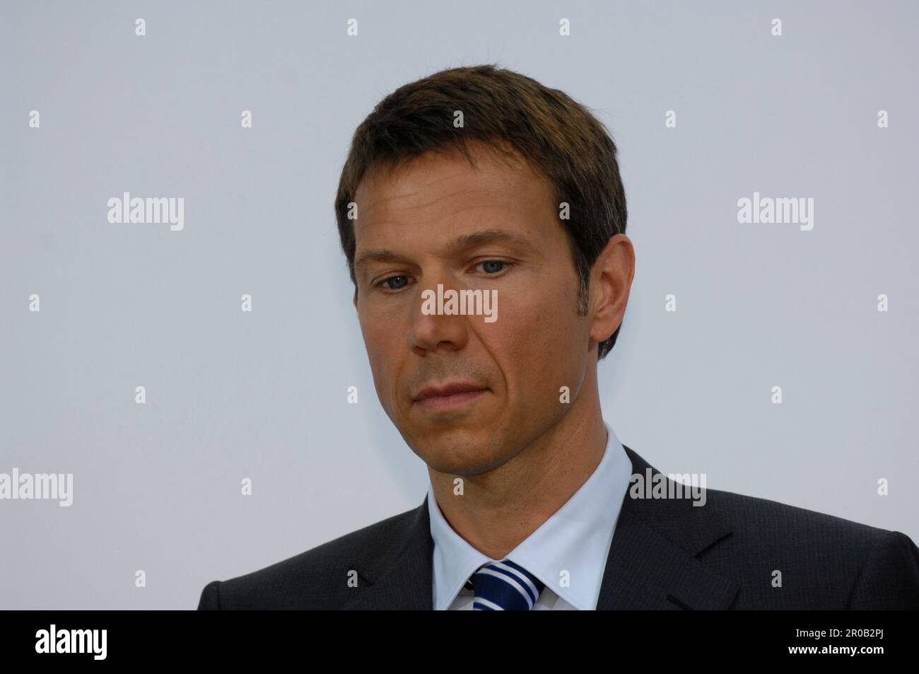 René Obermann, Vorstandsvorsitzender der Deutschen Telekom bei einer ...