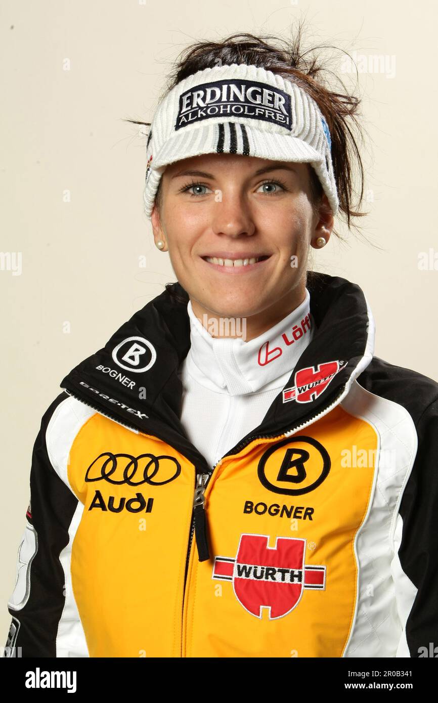 Hitzer Kathrin, DSV Ski National Mannschaft, Biathlon, Porträt Stock ...