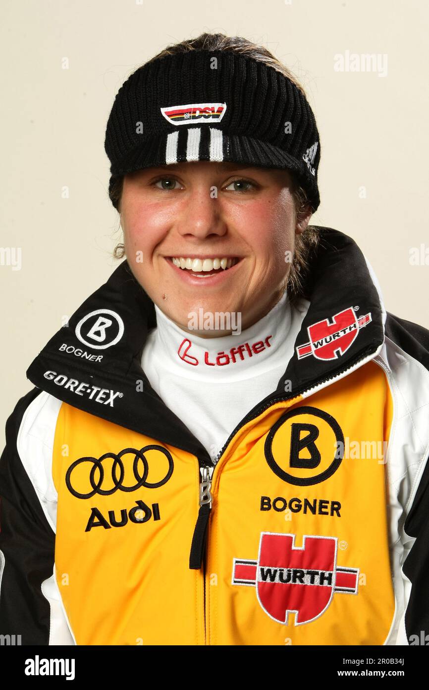 Bachmann Tina, DSV Ski National Mannschaft, Biathlon, Porträt Stock ...