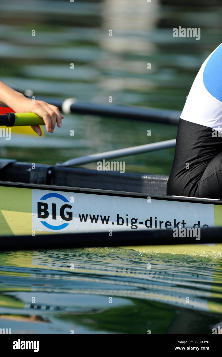 Der Deutsche Frauenachter mit: Elke Hipler ( Schlagfrau), Nina Wengert ...