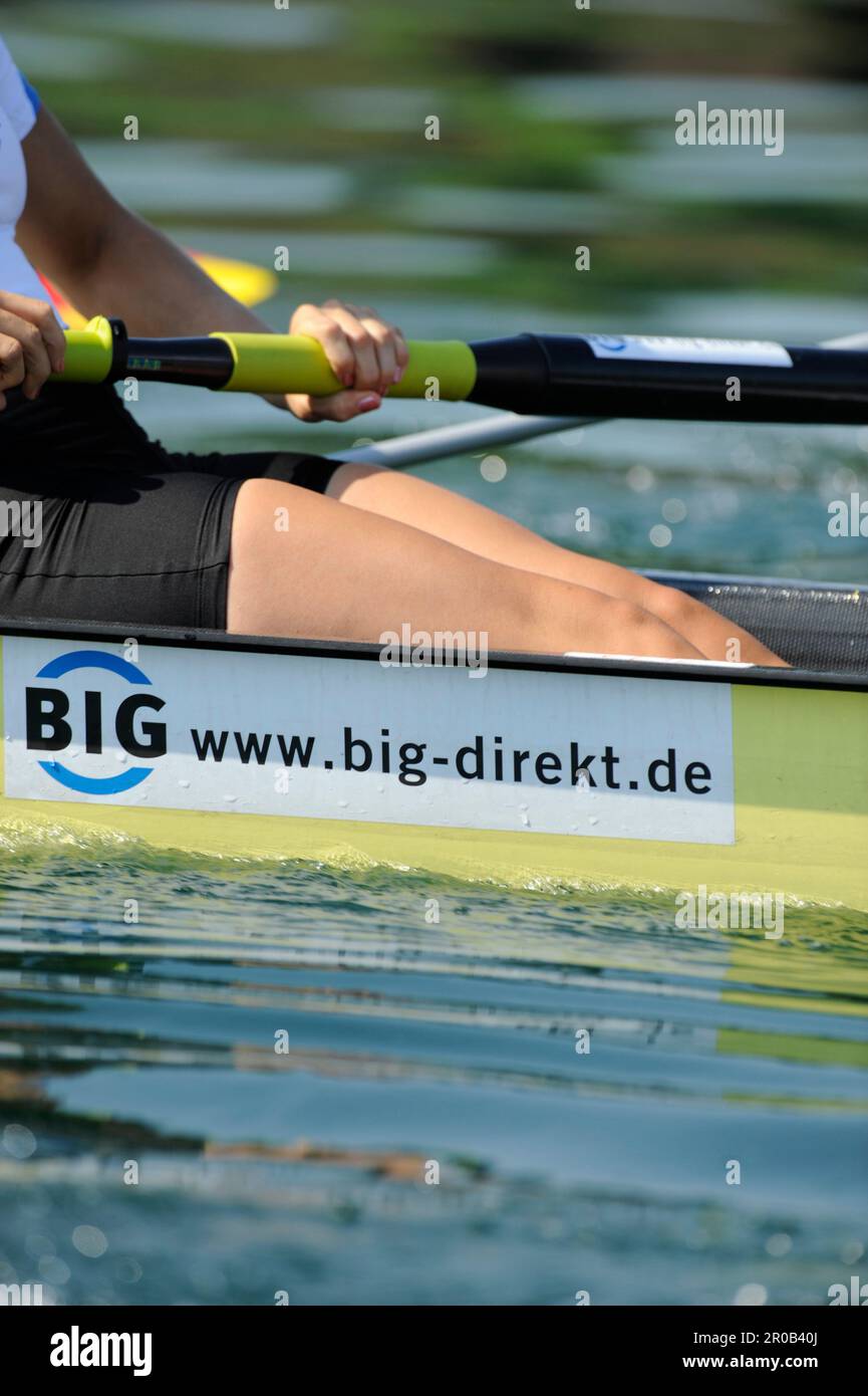 Der Deutsche Frauenachter mit: Elke Hipler ( Schlagfrau), Nina Wengert ...