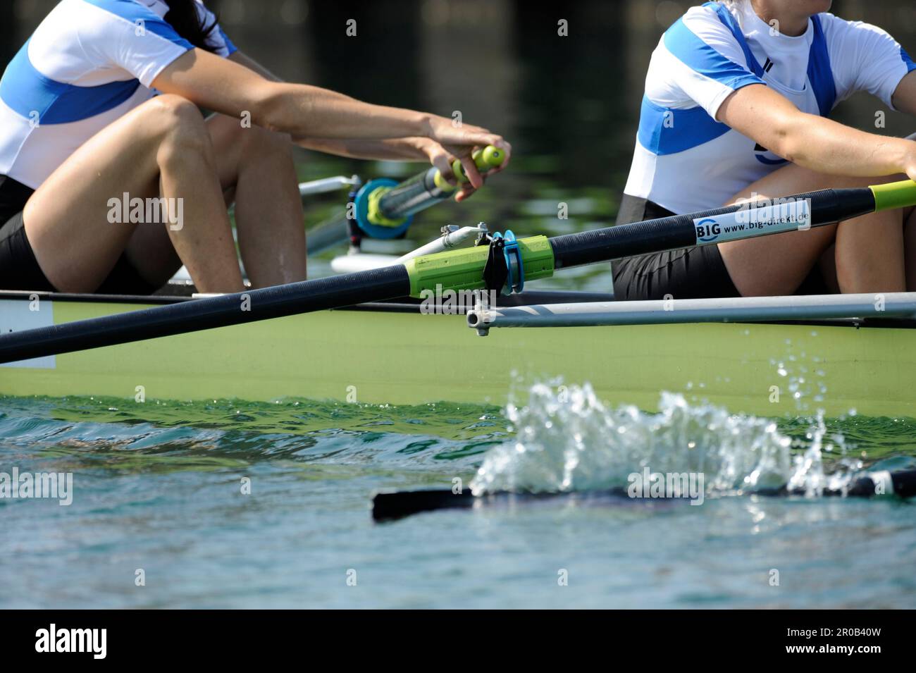 Der Deutsche Frauenachter mit: Elke Hipler ( Schlagfrau), Nina Wengert ...