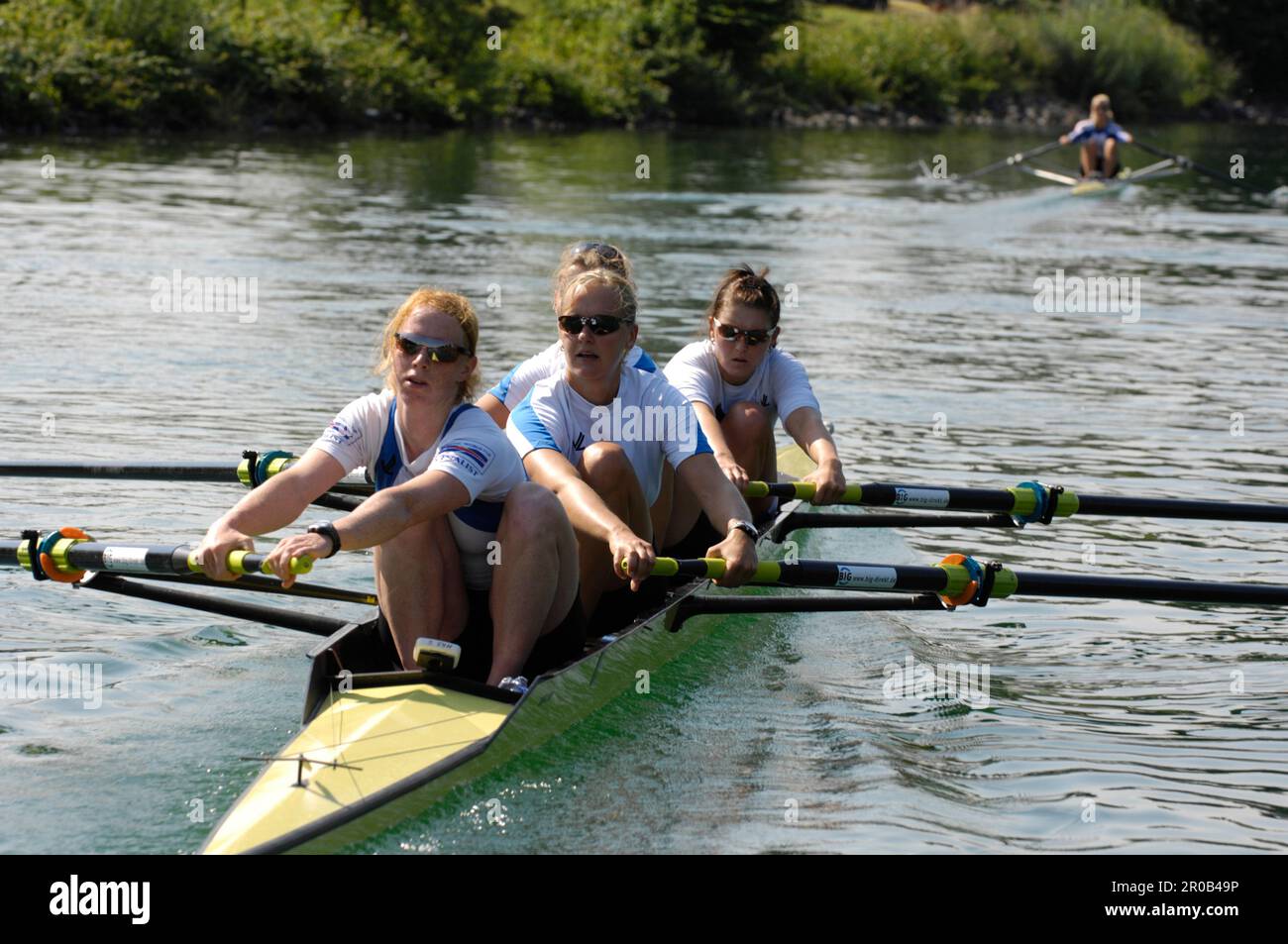 Der Deutsche Frauenachter mit: Elke Hipler ( Schlagfrau), Nina Wengert ...