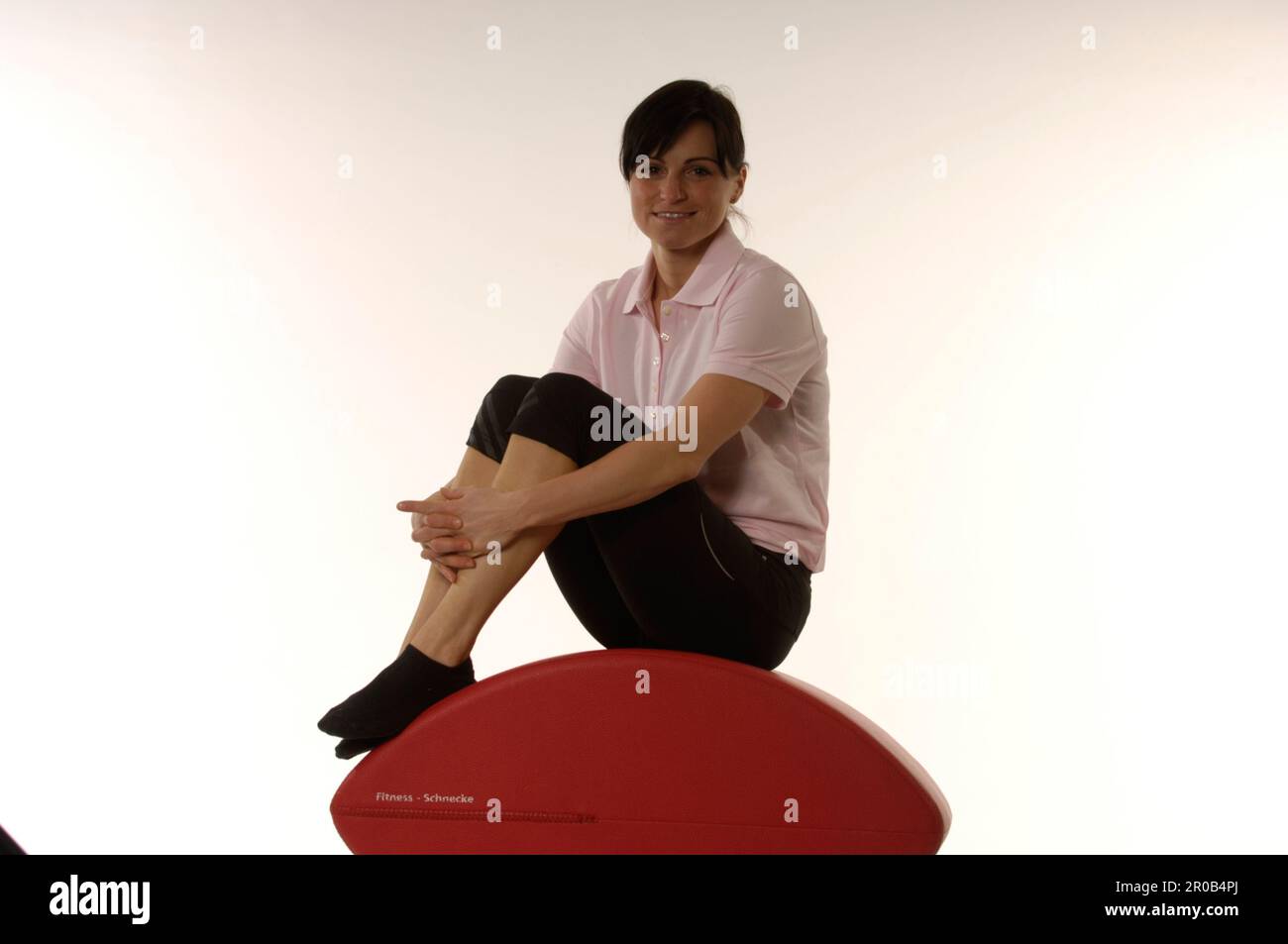 Andrea Henkel, Biathlon, Studioaufnahmen mit Fitnessgeräten Stock Photo ...