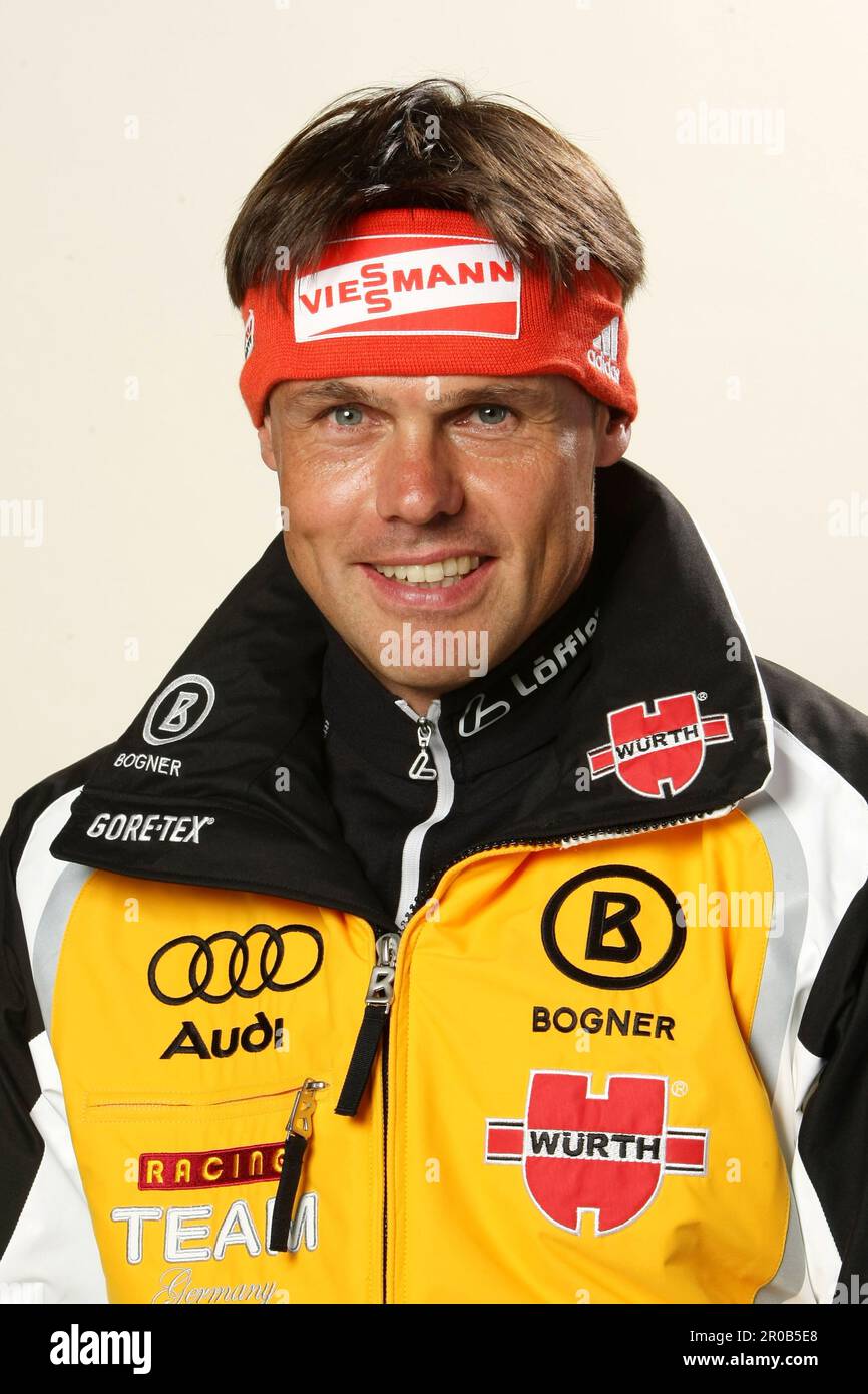 Bauer Andreas, Bundestrainer, DSV Ski National Mannschaft, Nordische Kombination, Porträt Stock ...
