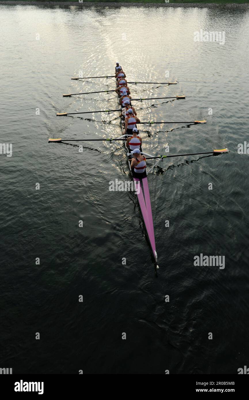 Der Deutschlandachter vom Bug zum Heck : Florian Eichner, Sebastian ...