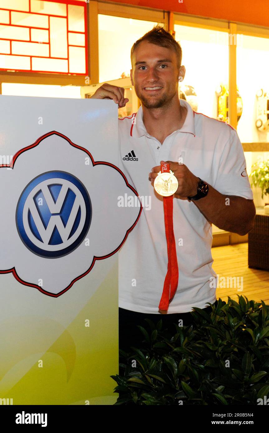 Alexander Grimm (rechts) Olympiasieger Kanu K1 Olympia 2008 - Peking ...