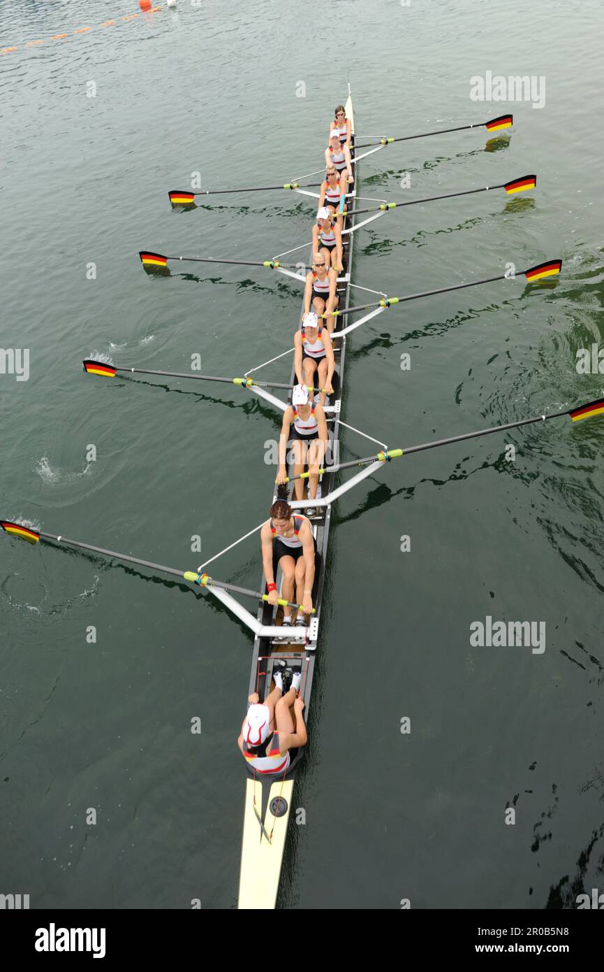 Der Deutsche Frauenachter vom Bug zum Heck: Christina Hennings, Katrin ...