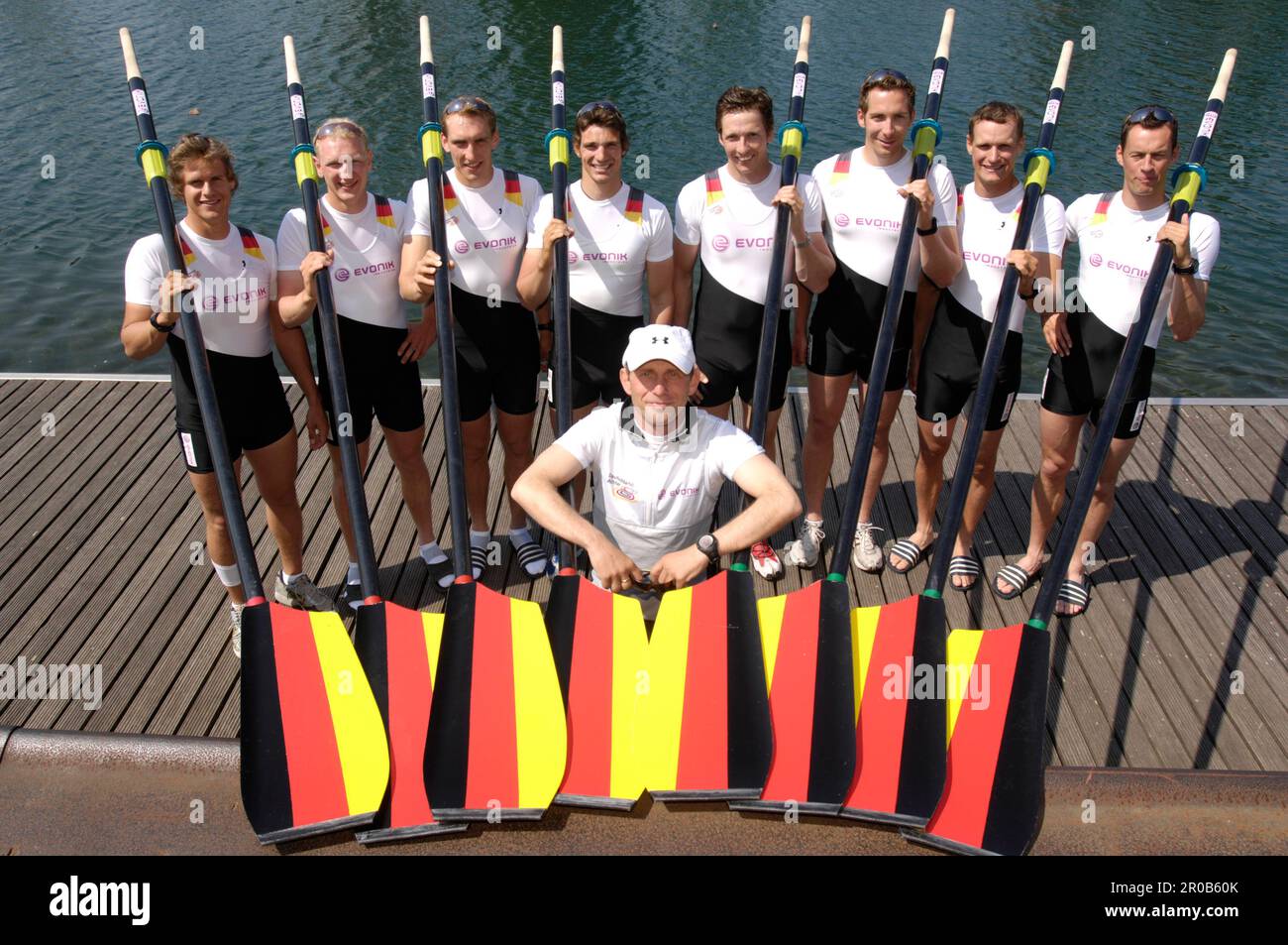 Der Deutschlandachter : Bernd Heidicker (Schlagmann) Philipp Stüer ...