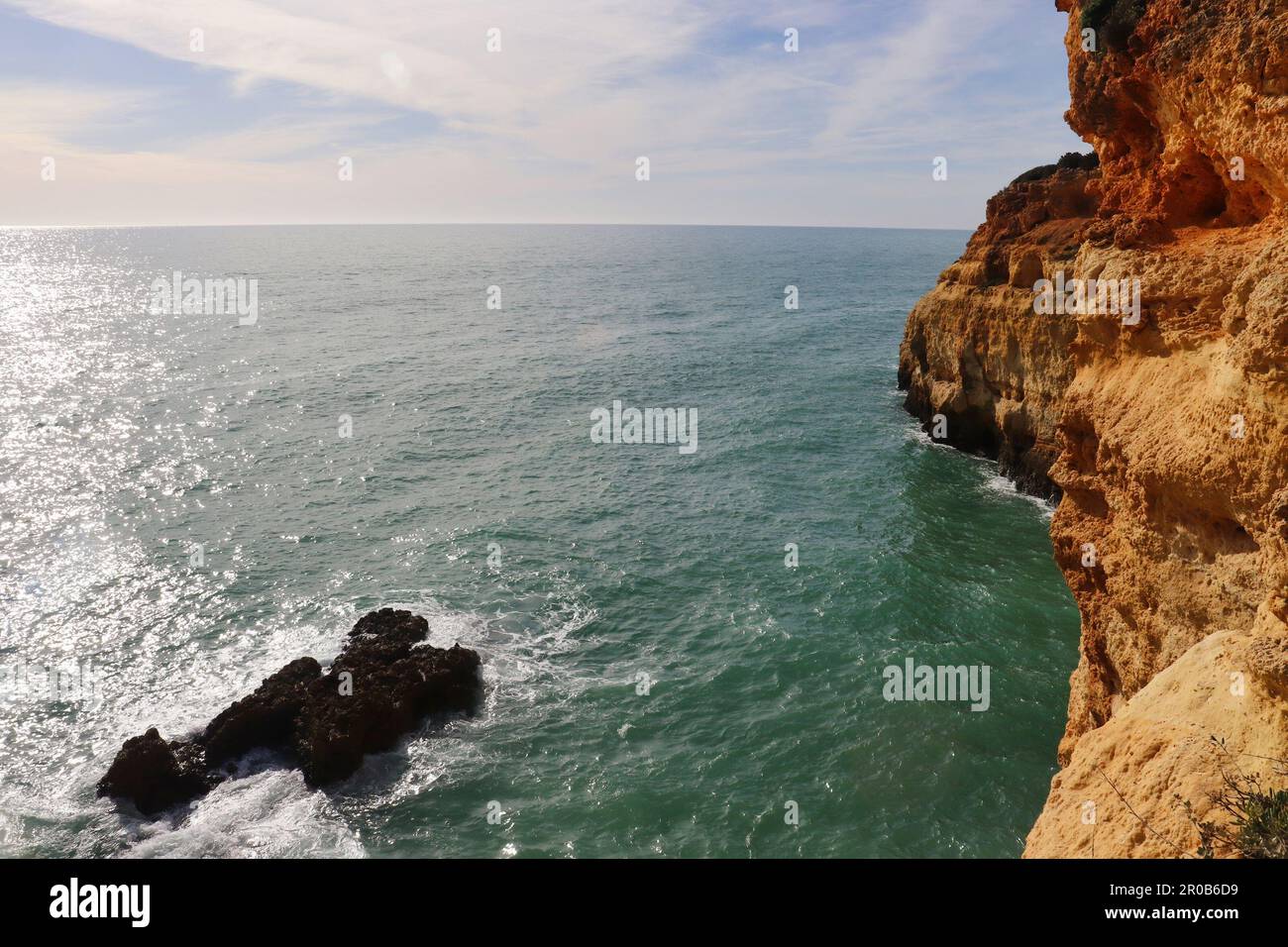 Orange limestone cliffs next hi-res stock photography and images - Alamy