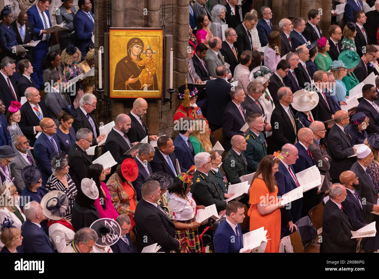 The King Charles III and Queen Consort, Westminster Abbey. Charles and ...