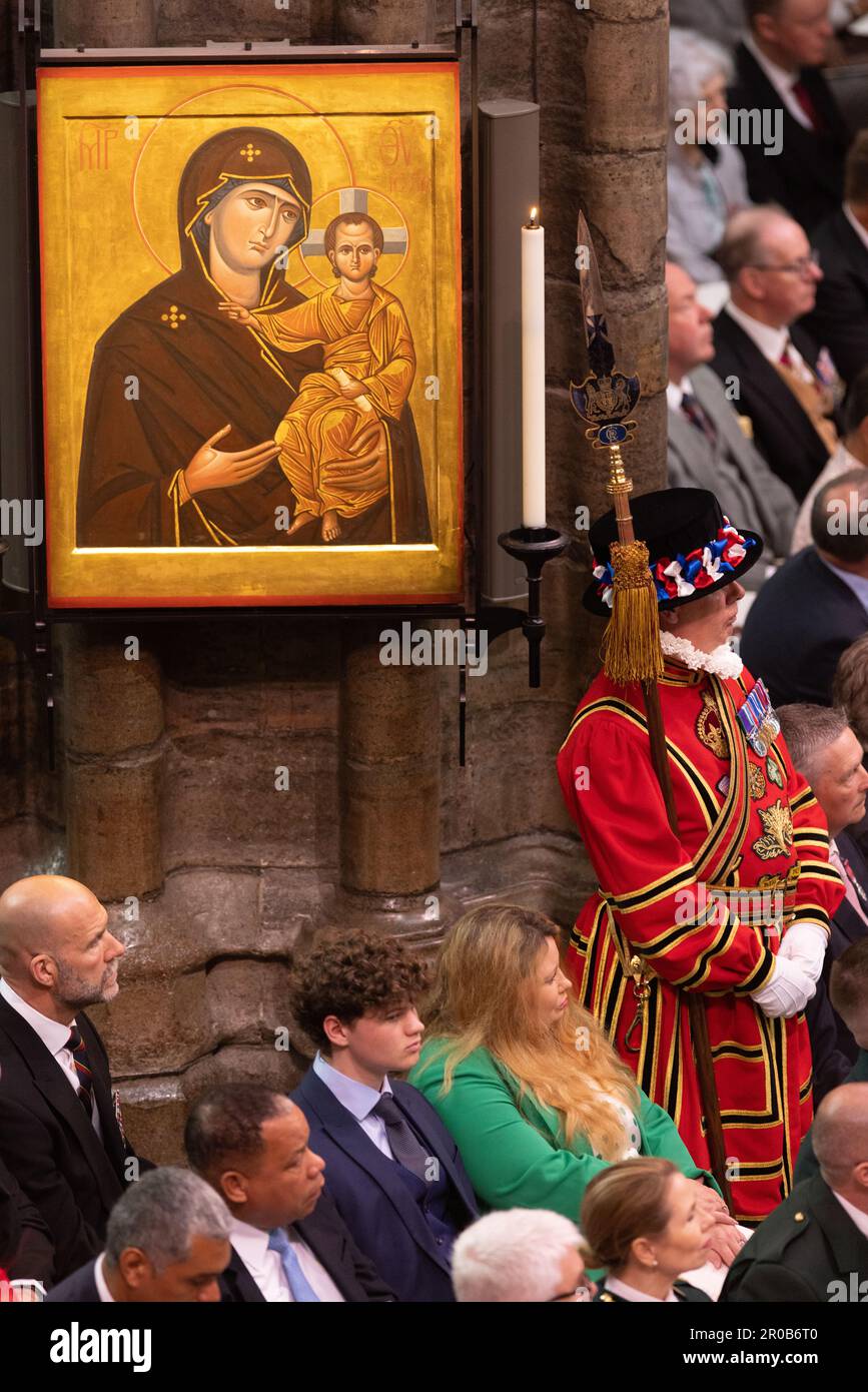 The King Charles III and Queen Consort, Westminster Abbey. Charles and ...