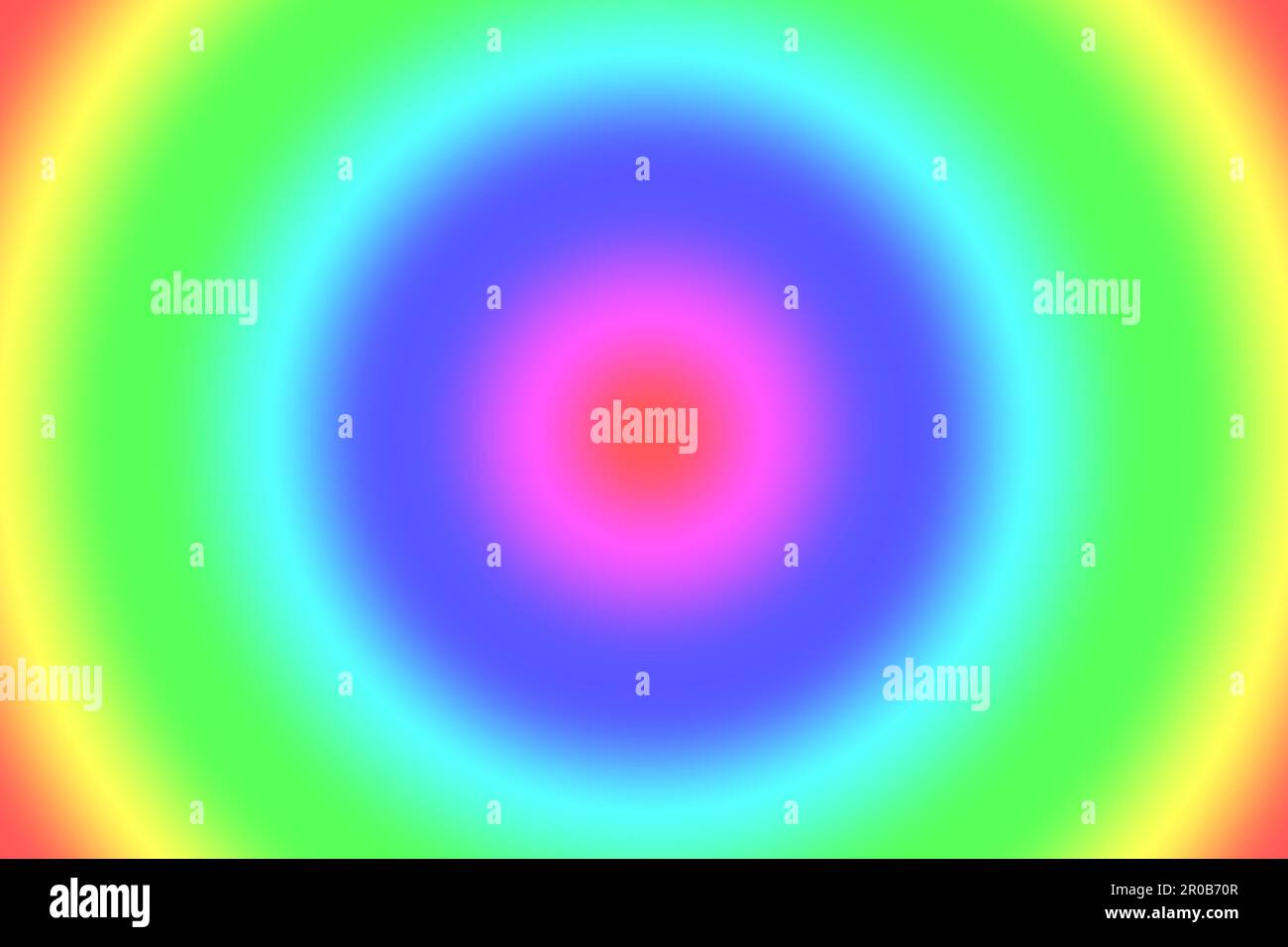 Illustration of gradient rainbow colored multi-layers circles Stock ...