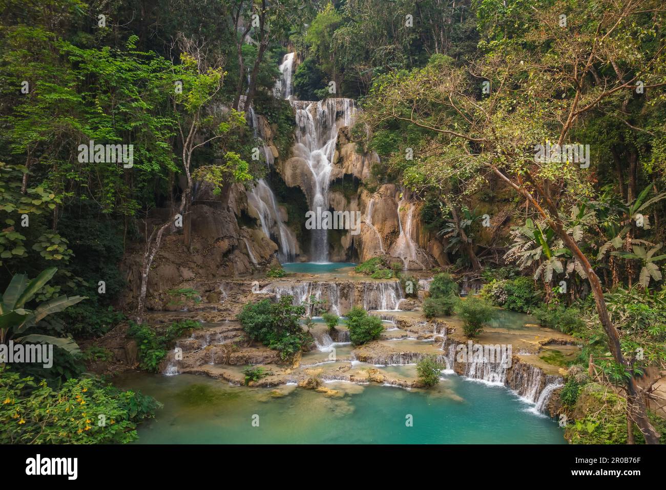 Waterfall luang probang laos hi-res stock photography and images - Alamy