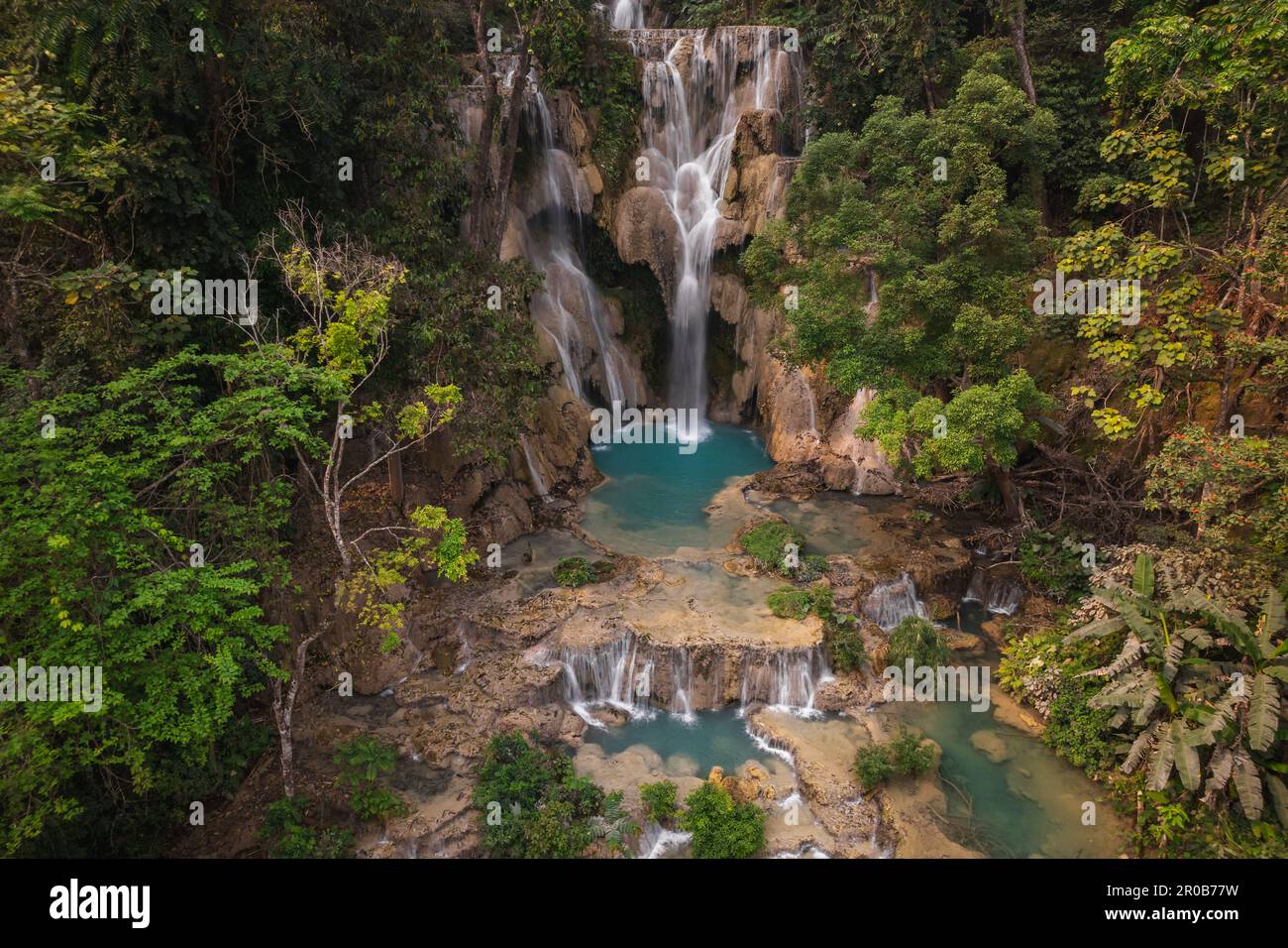 Waterfall luang probang laos hi-res stock photography and images - Alamy
