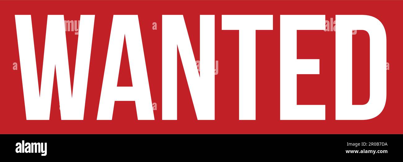Wanted list Stock Vector Images - Alamy