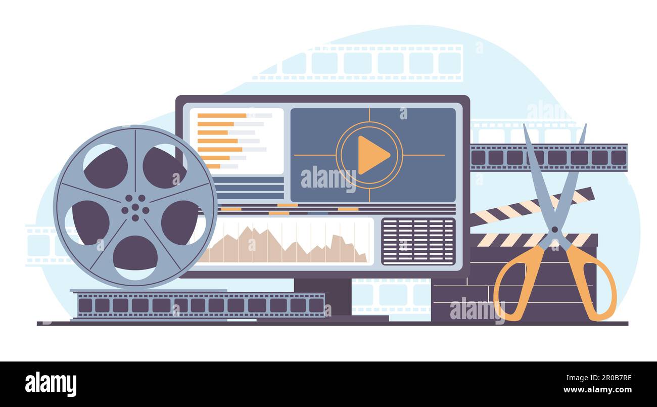 Reels editor hi-res stock photography and images - Alamy