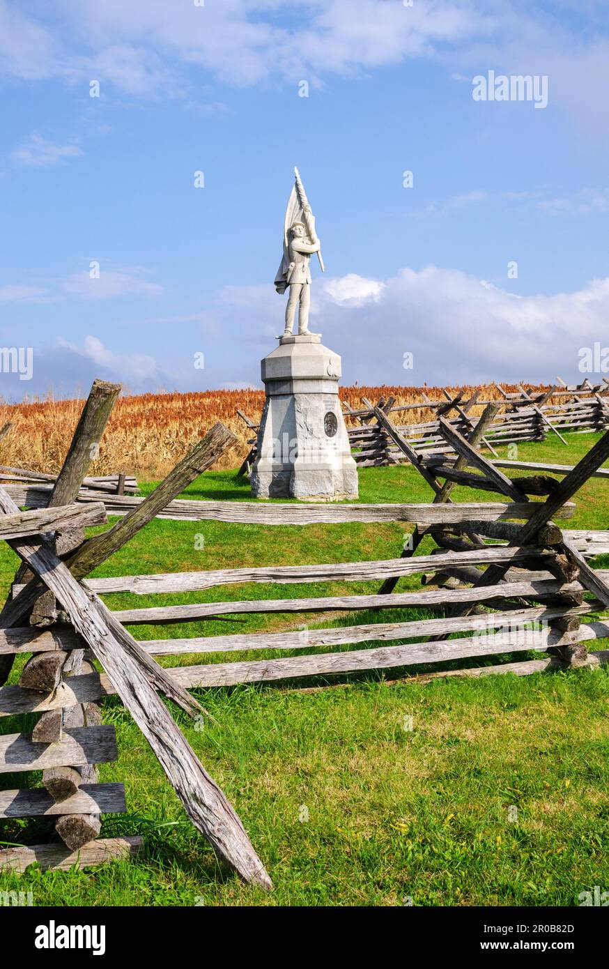 Antietam National Battlefield in Maryland Stock Photo - Alamy