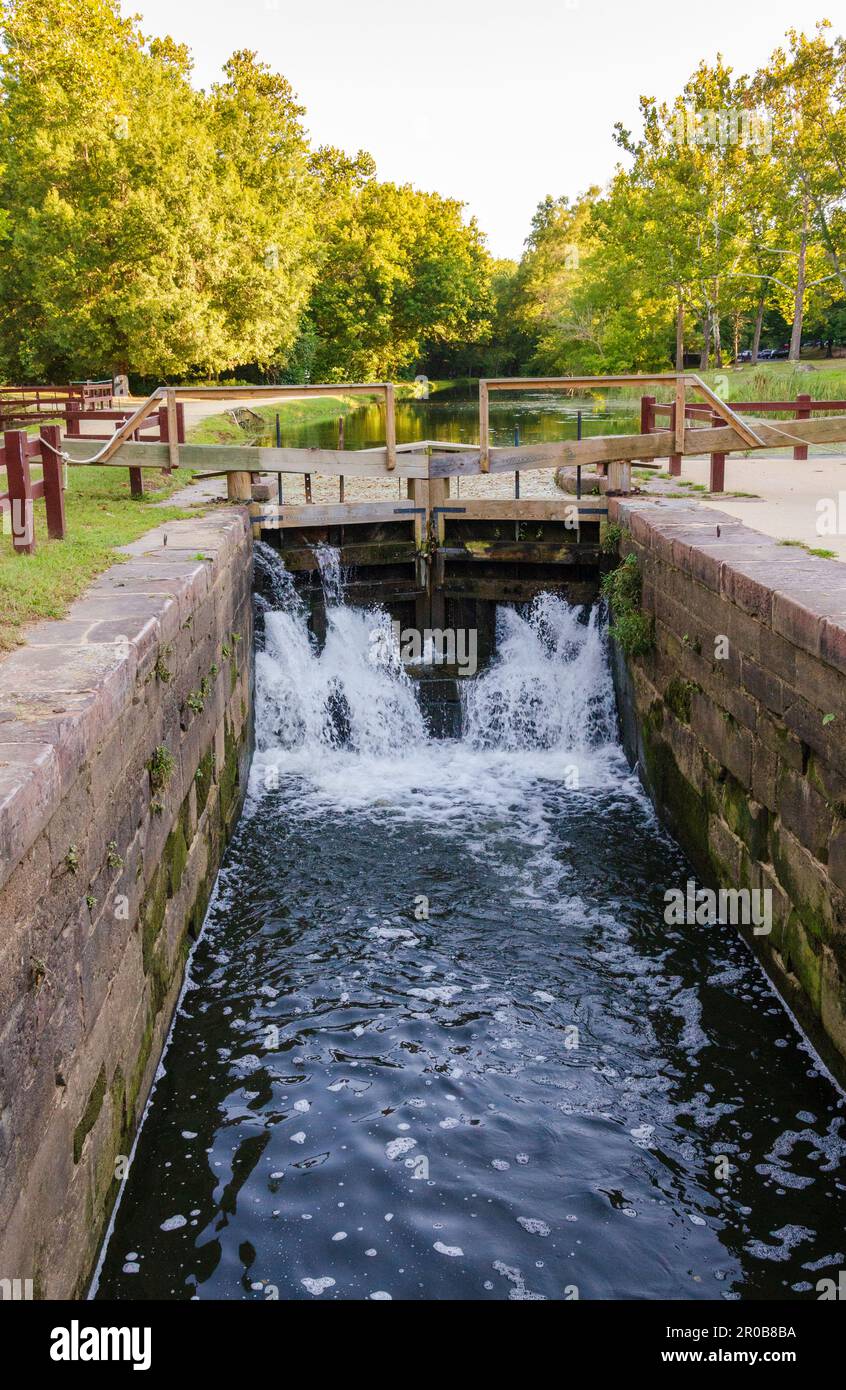 Chesapeake and Ohio Canal National Historical Park in Maryland Stock ...