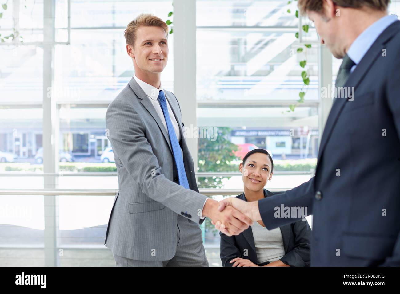 Man promoted workplace hi-res stock photography and images - Alamy