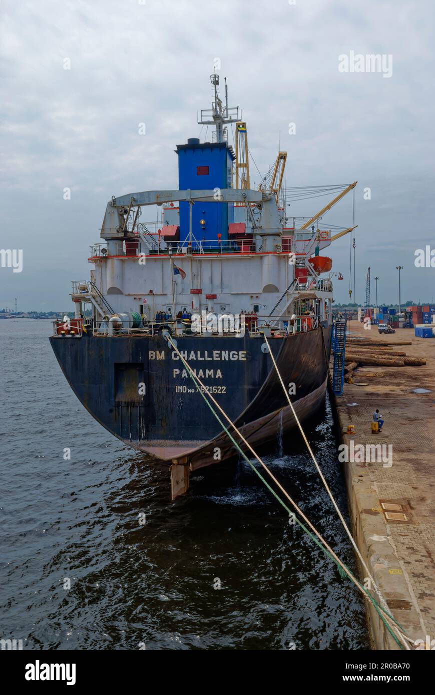 The BM Challenge a General Cargo Vessel tied up alongside the quay at ...
