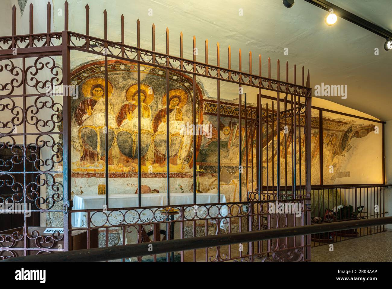 The most valuable fresco depicting the Three Persons. The chapel that ...