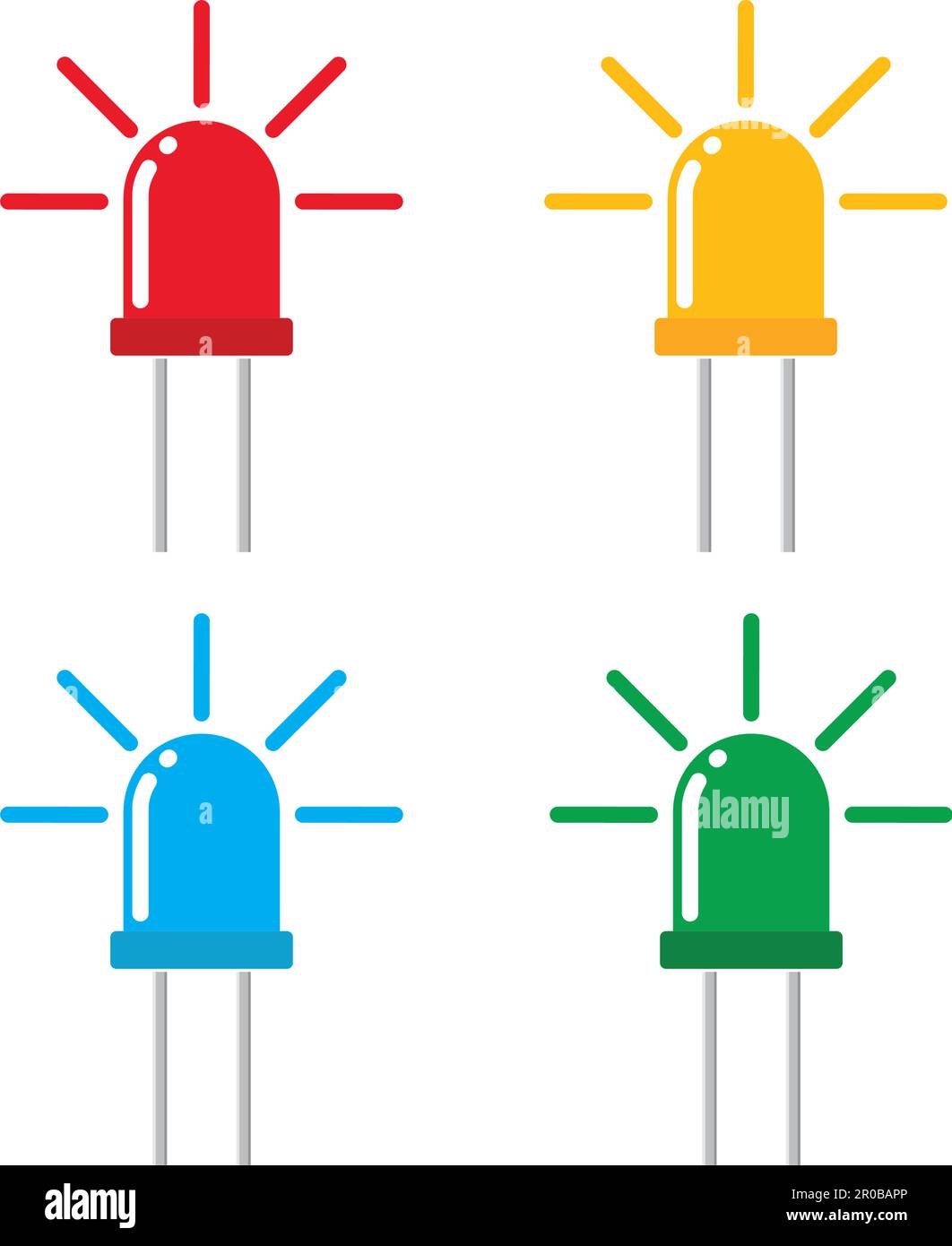 Led rgb diode Stock Vector Images - Alamy