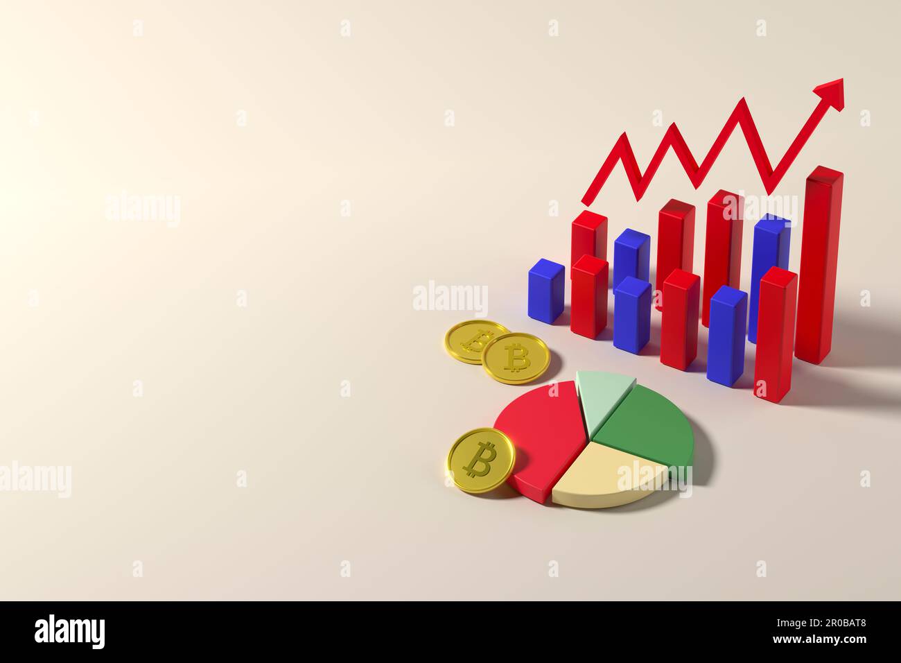 Graph for Successful Investments Stock Photo - Alamy