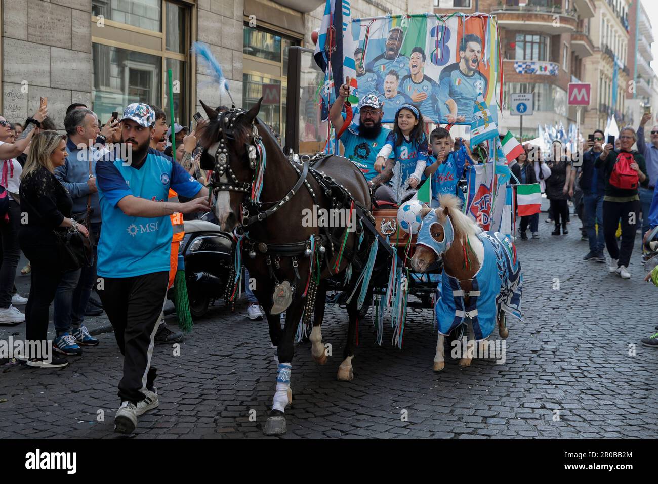 Naples the celebrations for the victory of the scudetto of the SSC ...