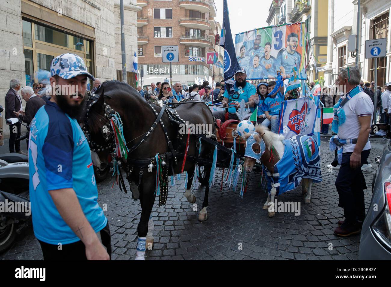 Naples the celebrations for the victory of the scudetto of the SSC ...