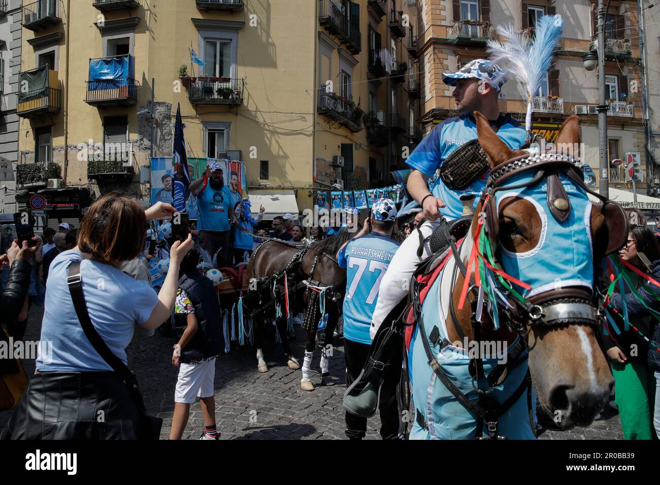 Naples the celebrations for the victory of the scudetto of the SSC ...