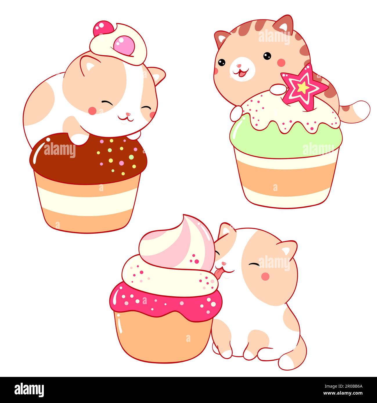 Cat Eating Cupcake