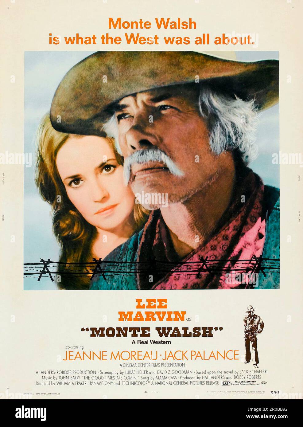 MONTE WALSH (1970), directed by WILLIAM A. FRAKER. Credit: Cinema ...