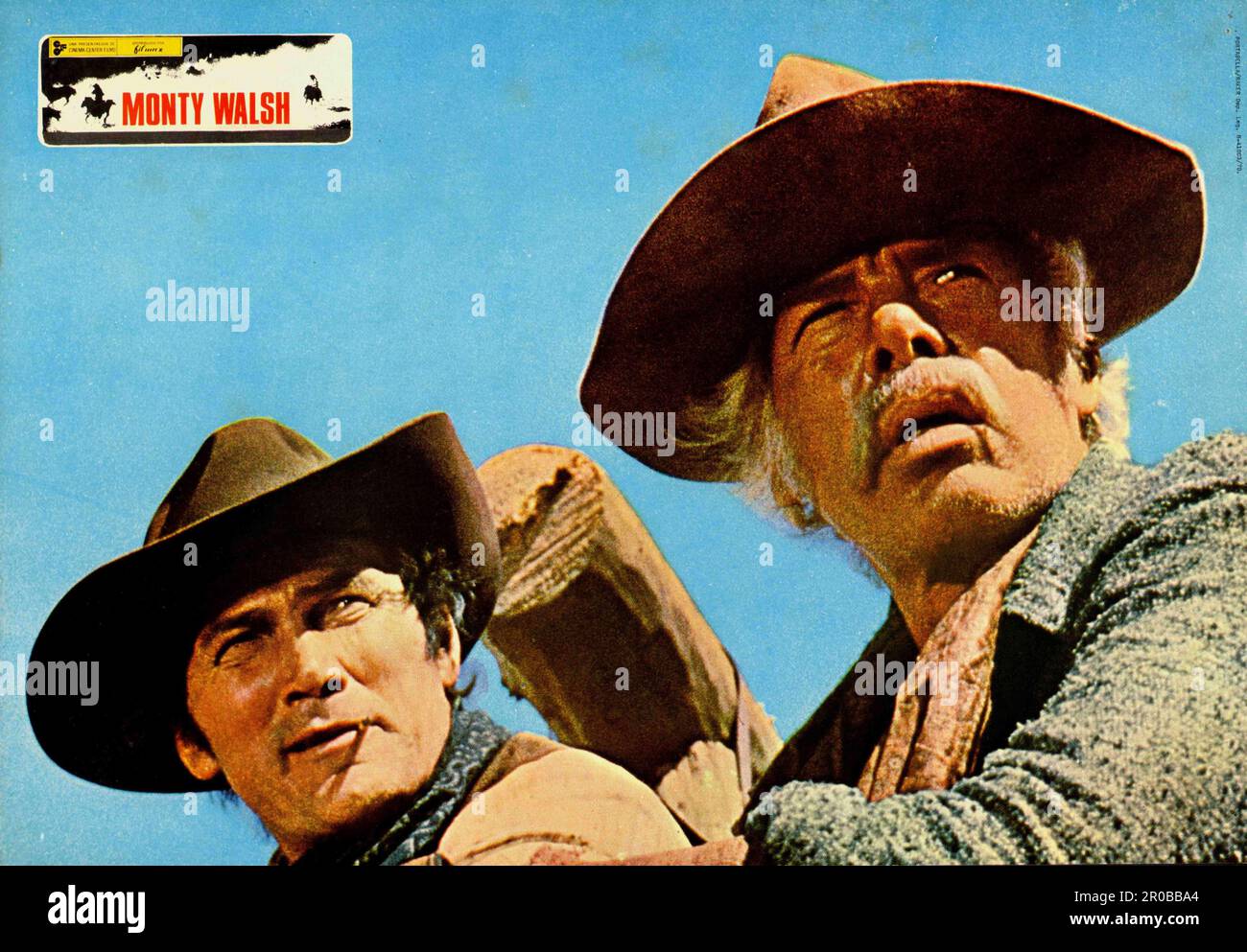 LEE MARVIN and JACK PALANCE in MONTE WALSH (1970), directed by WILLIAM ...