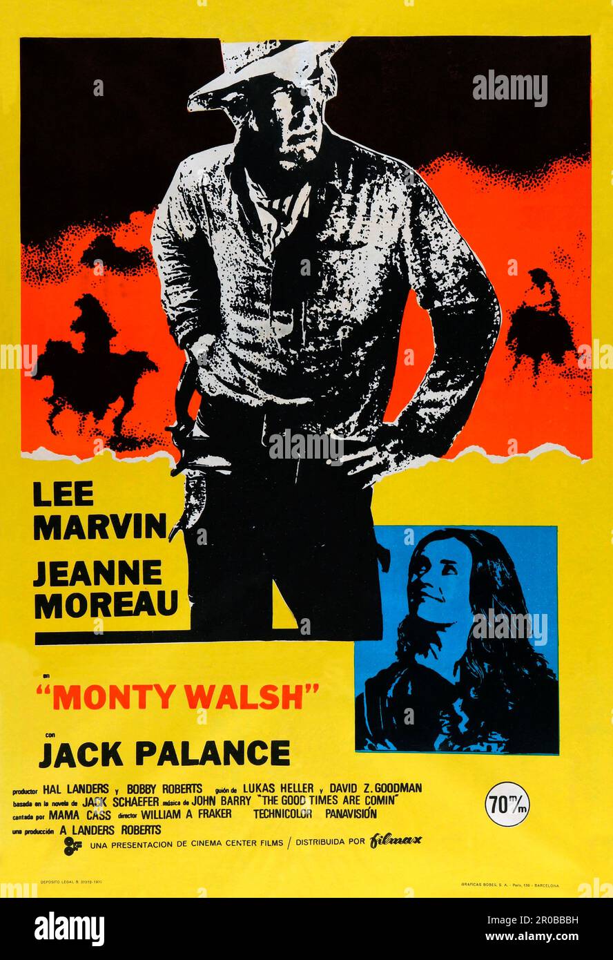 MONTE WALSH (1970), directed by WILLIAM A. FRAKER. Credit: Cinema ...