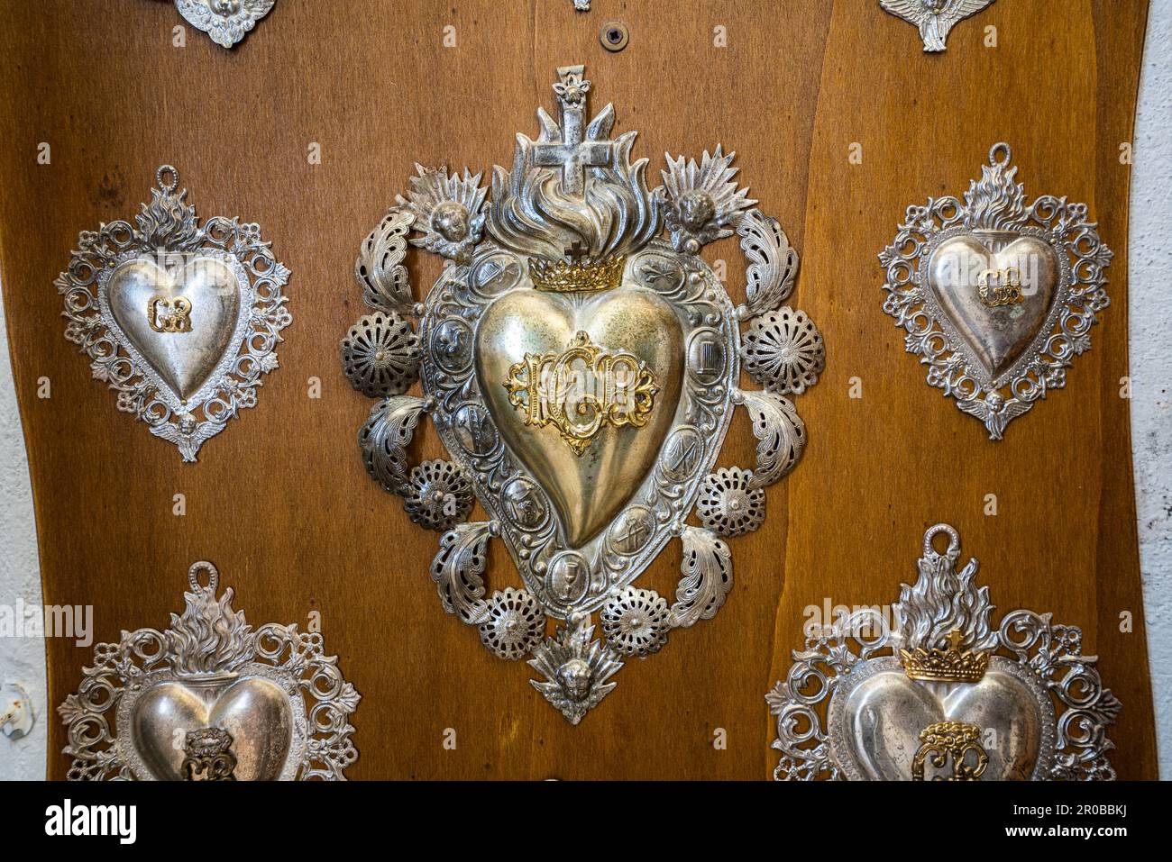Ex voto offered in devotion for the graces received by the Holy Trinity ...