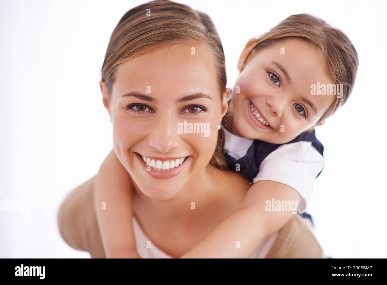 Sweet Mother Daughter Moments Portrait Of A Young Mother And Her