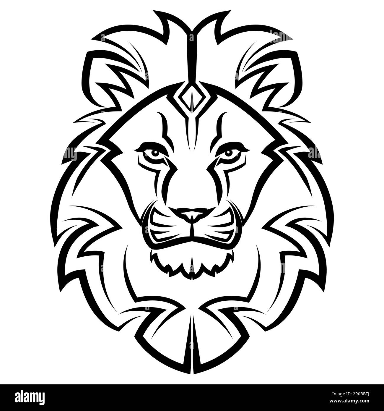 Front shirt face wild Black and White Stock Photos & Images - Alamy