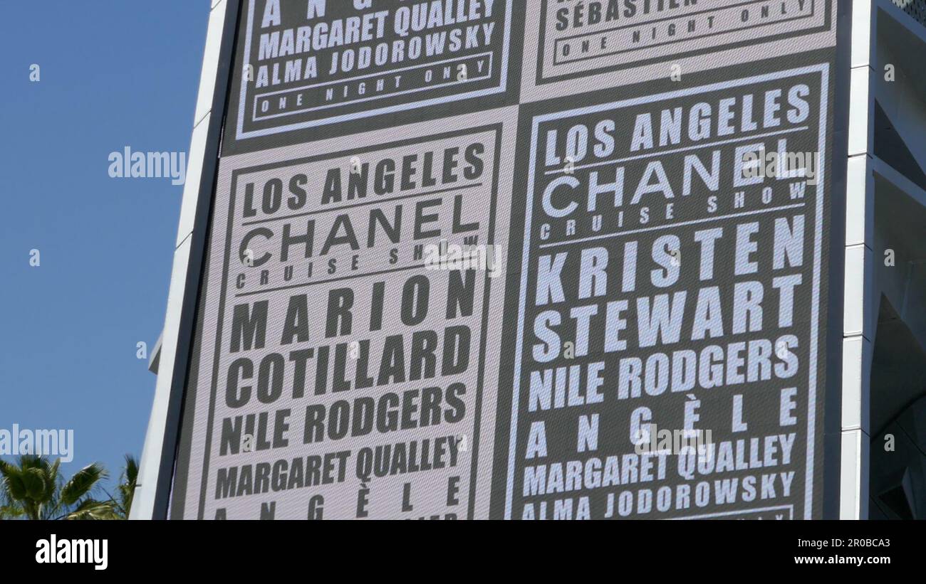 Los Angeles, California, USA 7th May 2023 Los Angeles Chanel Billboard ...