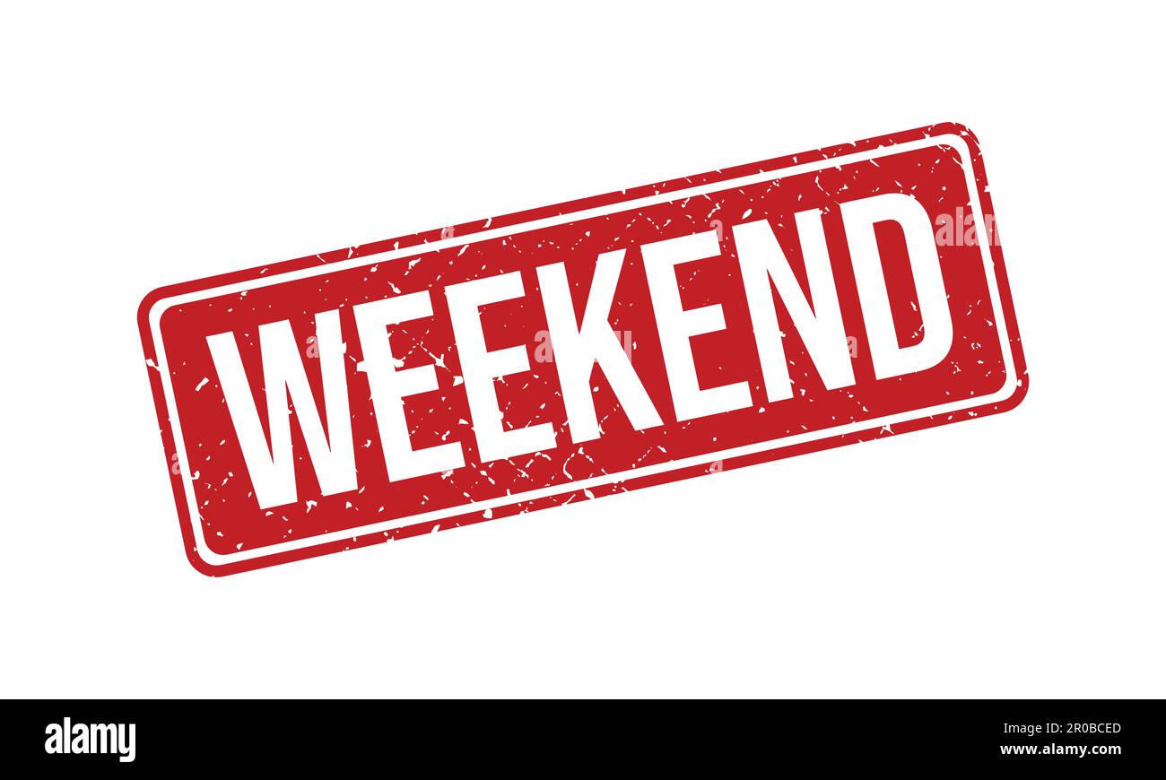 Weekend stamp hi-res stock photography and images - Alamy