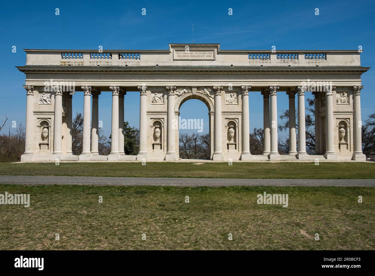 The colonnade on Rajstna is a romantic classicist gloriet near Valtice ...