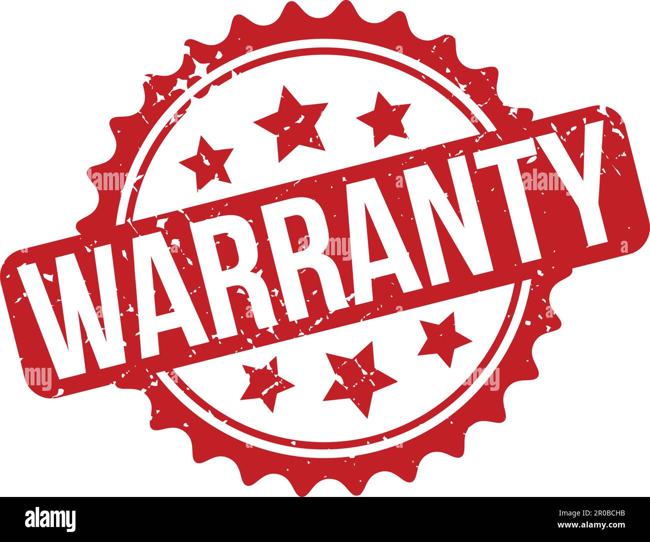 Warranty Rubber Stamp. Red Warranty Rubber Grunge Stamp Seal Vector ...
