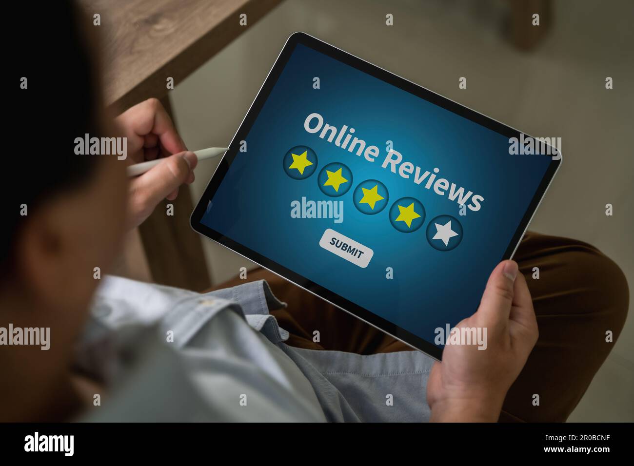 Online Reviews has a gold five-star rating, feedback time for review ...