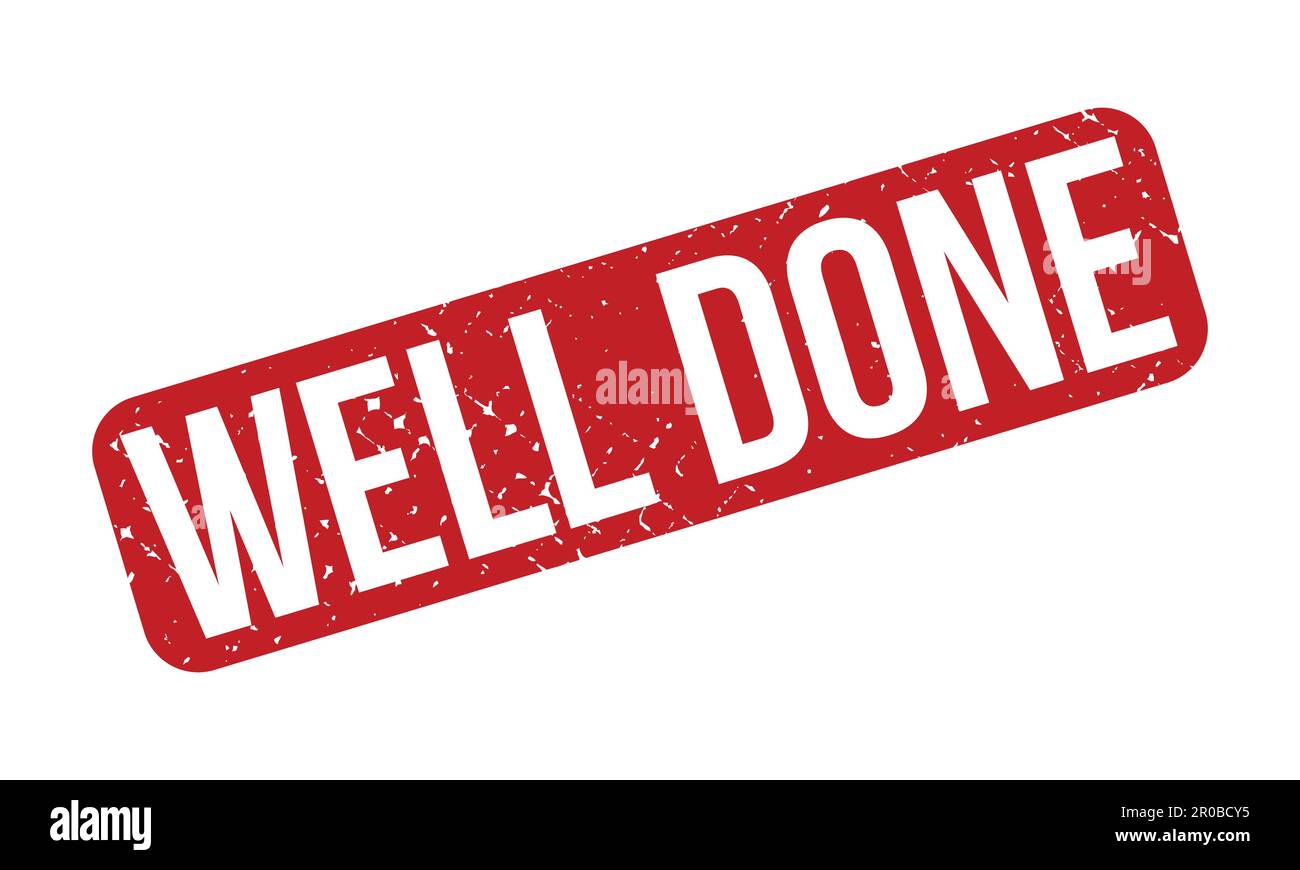 Well done rubber stamp Stock Vector Images - Alamy